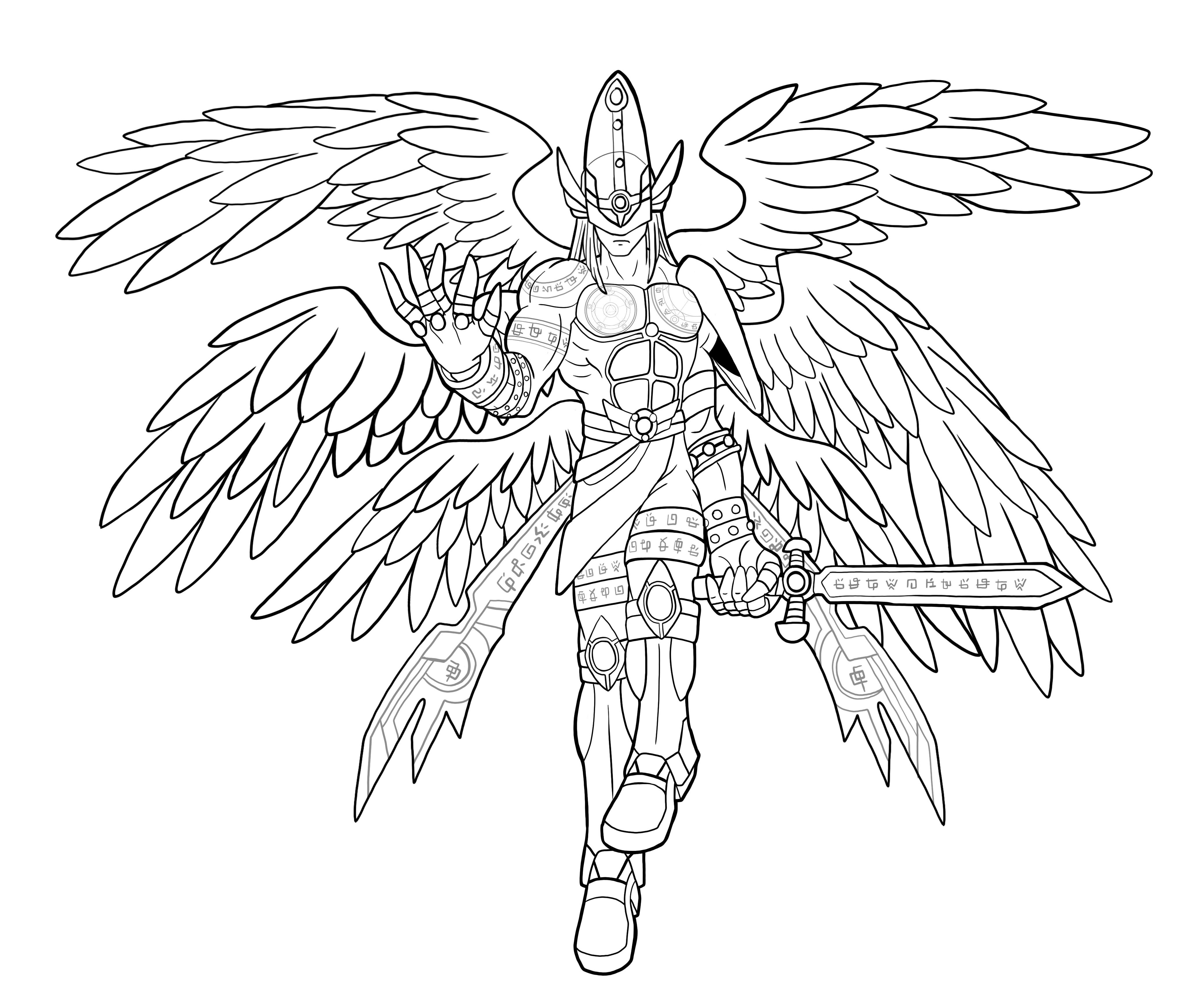 digimon adventure coloring pages