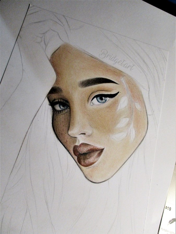 how to draw rain with colored pencil