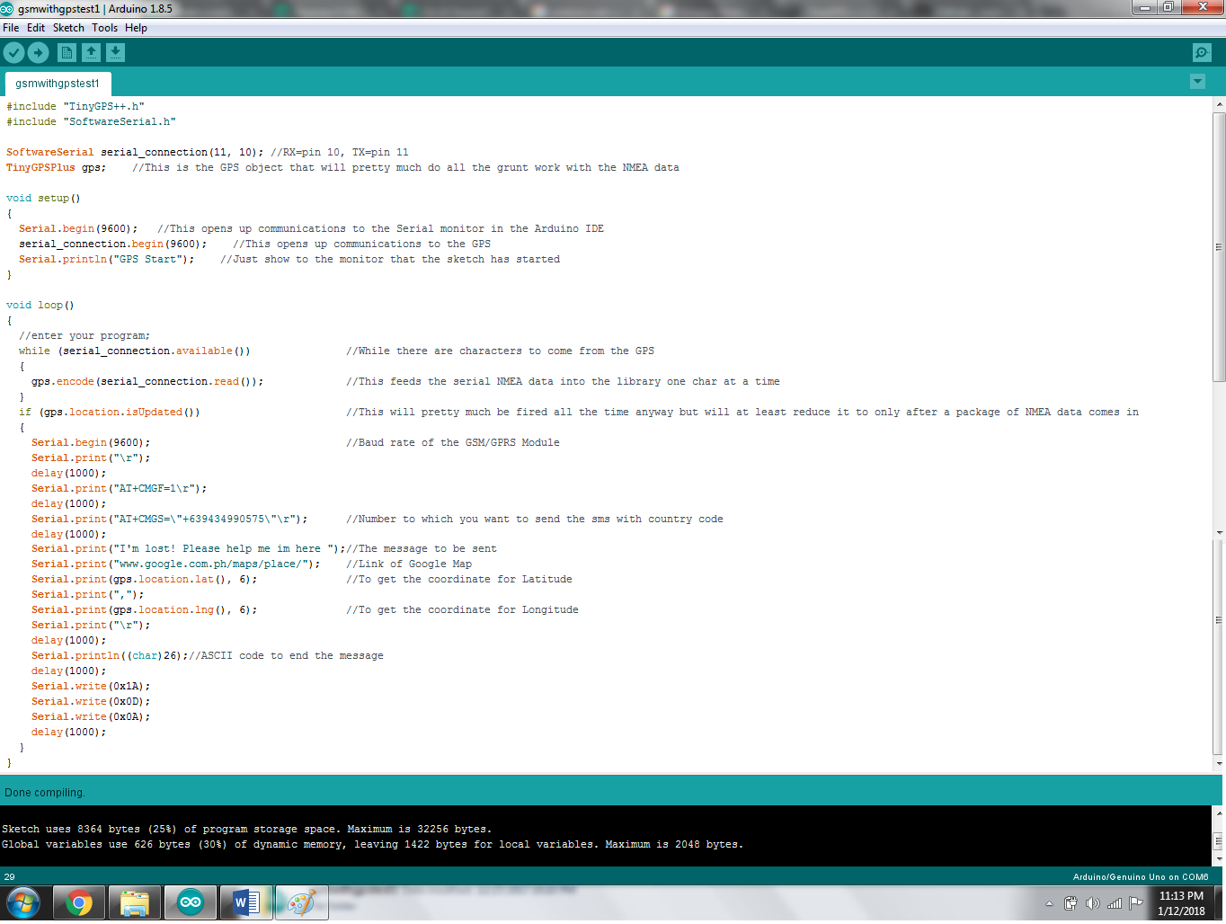 Interfacing GSM and GPS Module using Arduino: A step-by-step guide tutorial for tracking — Steemit