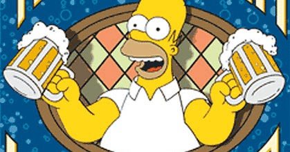 Foto De Homero Simpson Tomando Cerveza - foto de