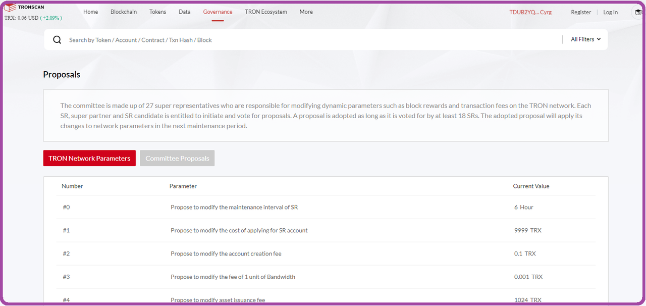 Basics of Tron (Part 21) : The Interface of TronScan
