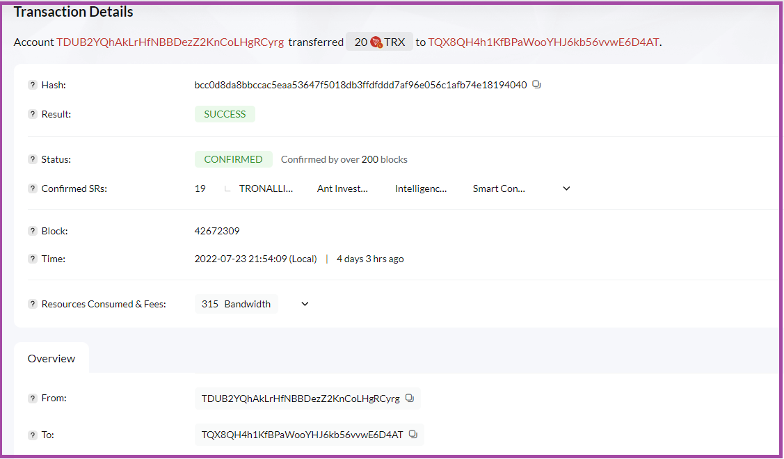 Basics Of Tron Part 18 How To Find Transection Id And Hash Of A