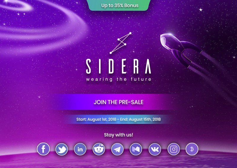 SIDERA — the First Technology Based on Decentralized Wearable Devices ...