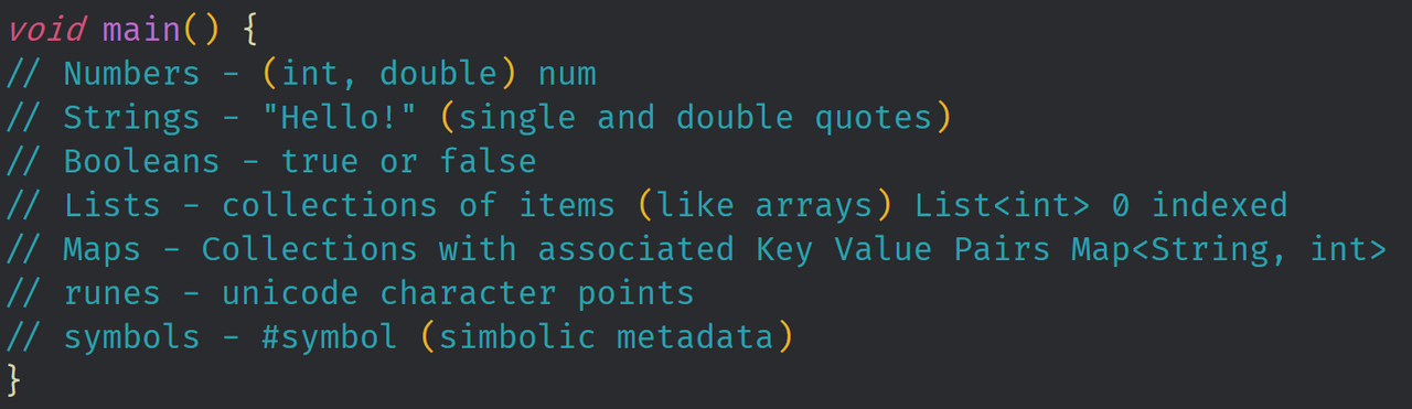 A Beginners Guide to Dart - Types, Functions, Variables and Objects... A Beginners Guide to Dart - Types, Functions, Variables and Objects...