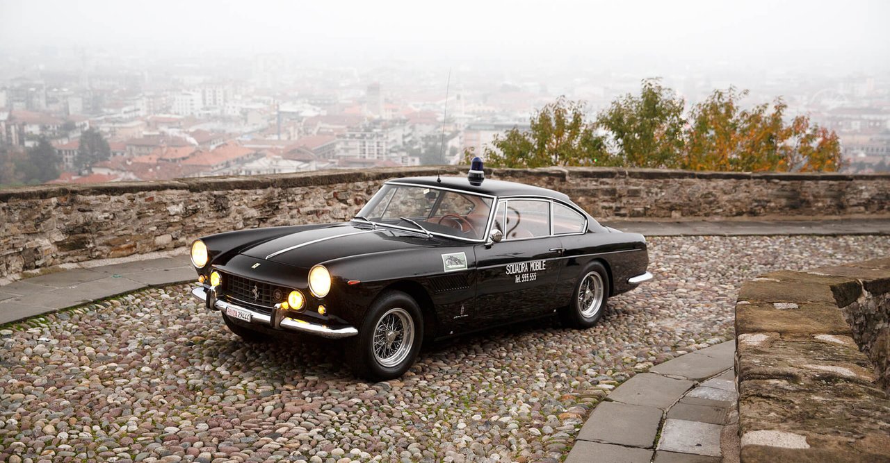 Chasing Baddies With Style | Ferrari 250 GTE Police Car.