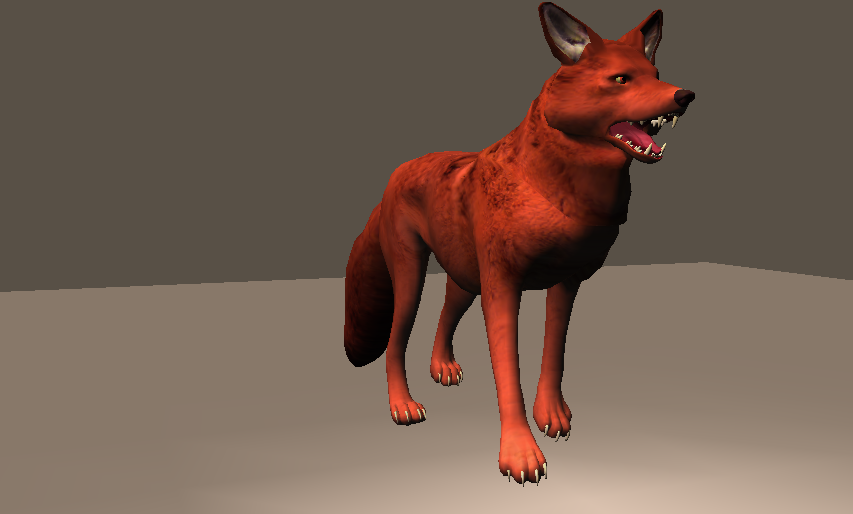 3D Model Creations with Poser : 3D Object Fox
