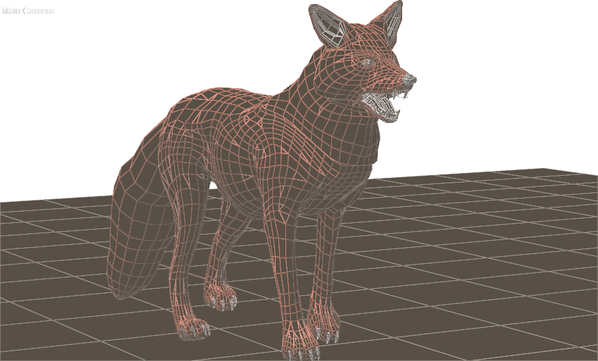 3D Model Creations with Poser : 3D Object Fox
