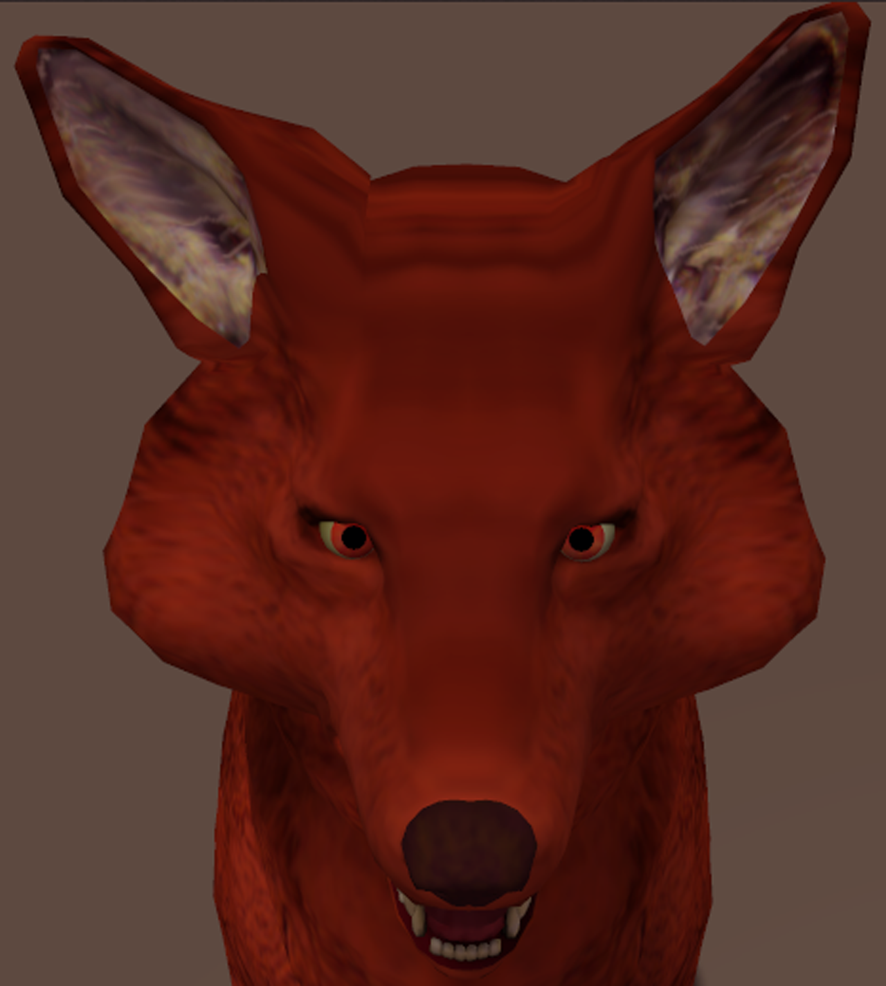 3D Model Creations with Poser : 3D Object Fox