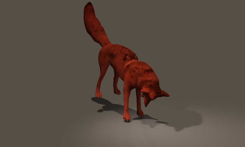 3D Model Creations with Poser : 3D Object Fox