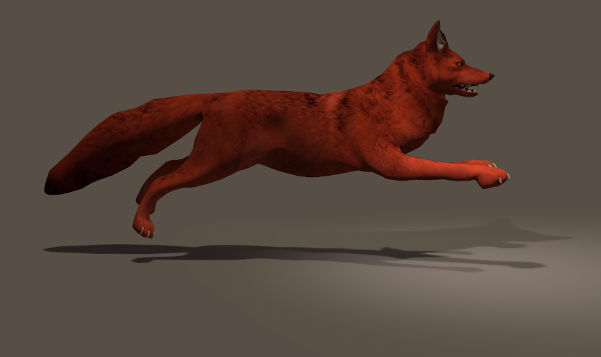 3D Model Creations with Poser : 3D Object Fox
