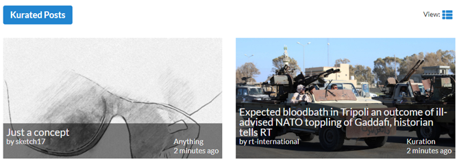 KURE Community Curation App Update - Kurated Posts Page, Sorting Co...