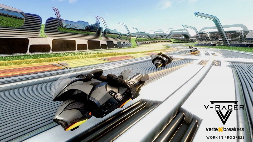 V-Racer Hoverbike - Virtual Reality Futuristic Racing Game | Steemhunt