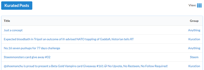 KURE Community Curation App Update - Kurated Posts Page, Sorting Co...