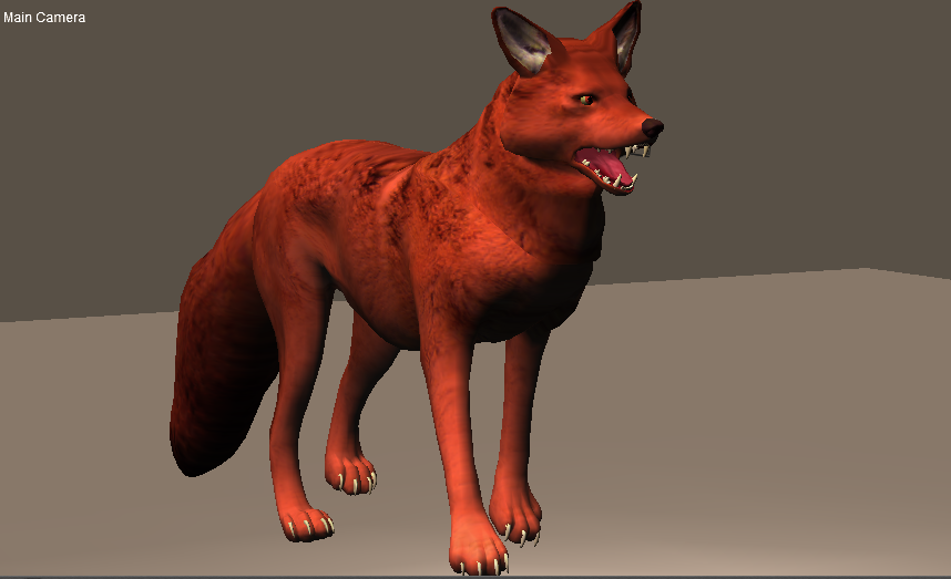 3D Model Creations with Poser : 3D Object Fox
