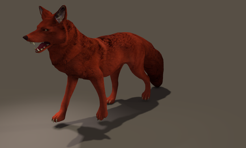 3D Model Creations with Poser : 3D Object Fox