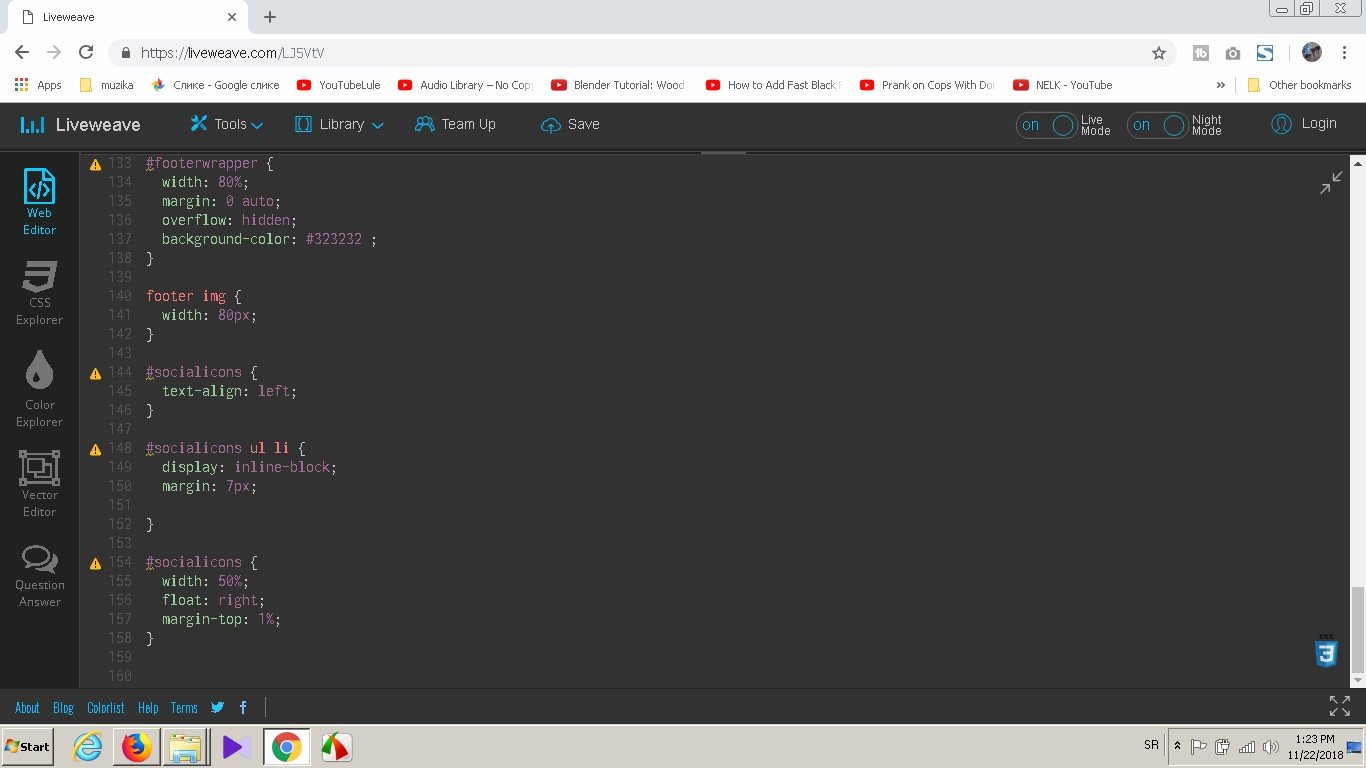 Web Page Layout hand coded from scratch - HTML & CSS