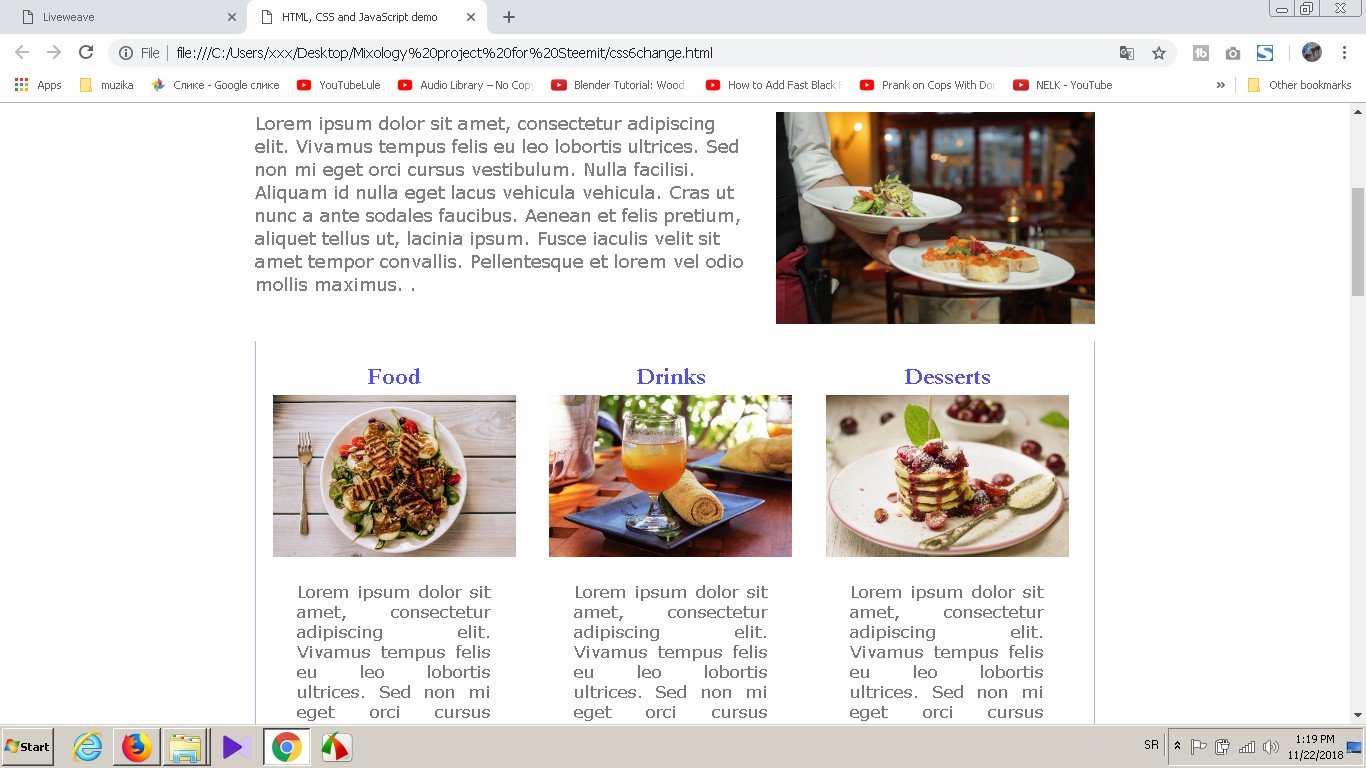 Web Page Layout hand coded from scratch - HTML & CSS
