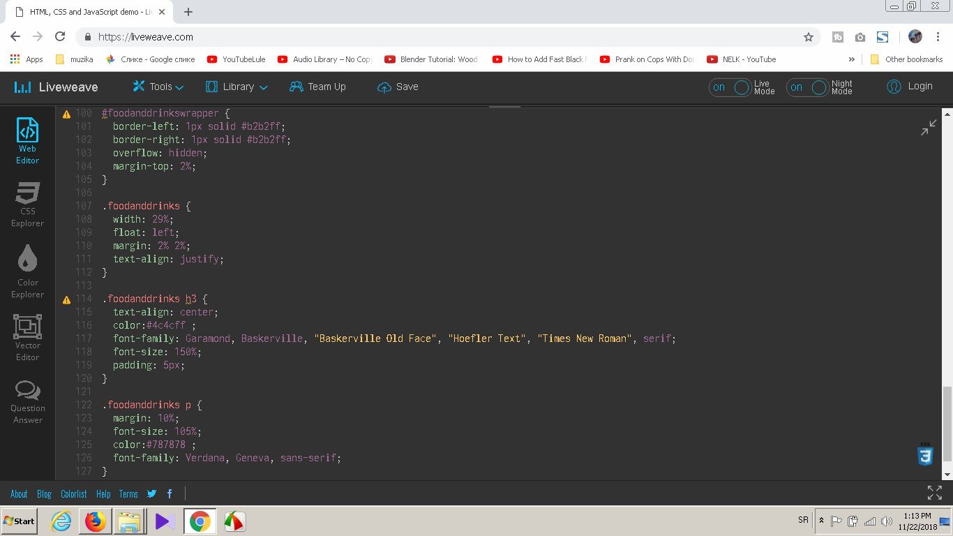 Web Page Layout Hand Coded From Scratch Html And Css