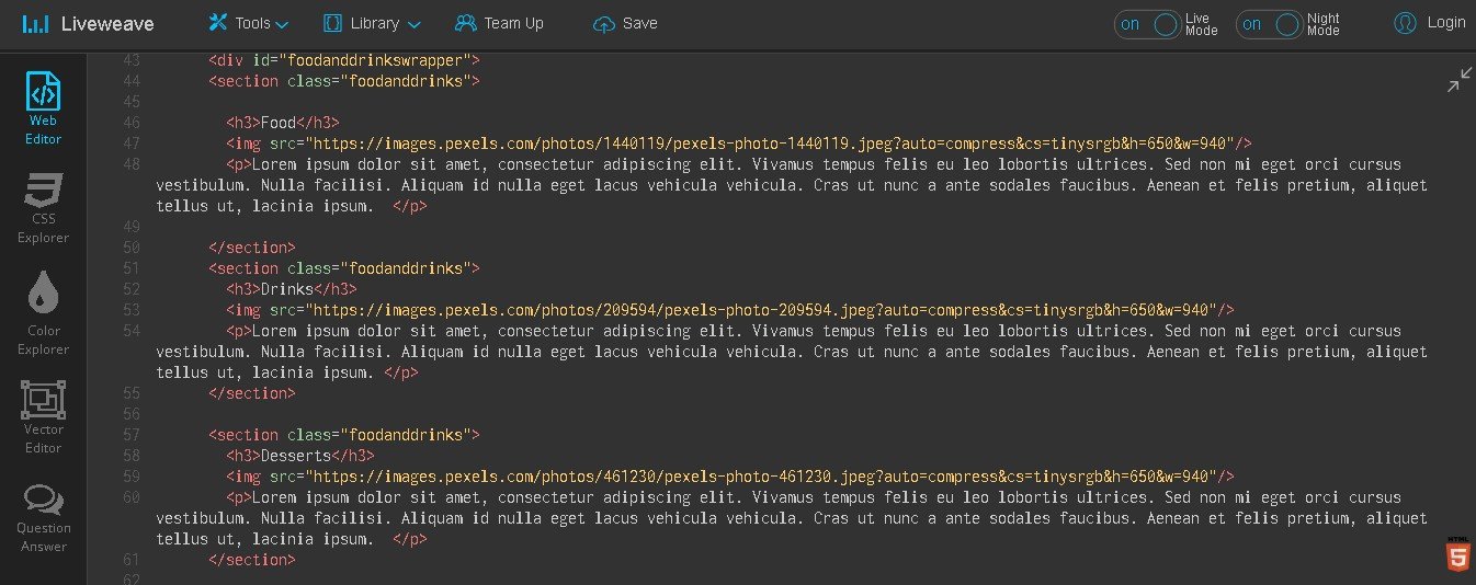 Web Page Layout Hand Coded From Scratch Html And Css 