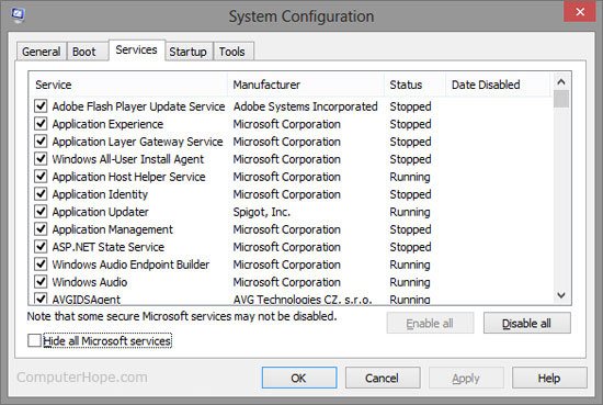 How To Use The System Configuration Utility Msconfig