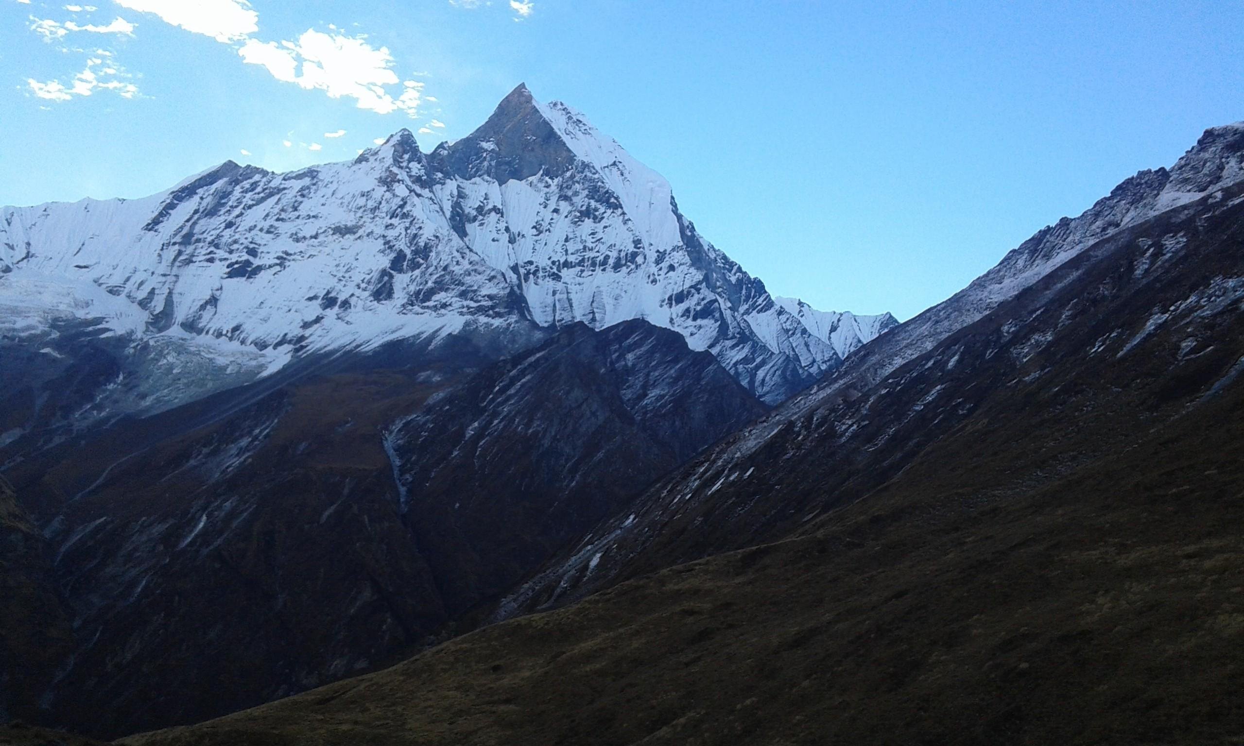 Glorious sunrise from Mt. Fishtail (Nepal) — Steemit