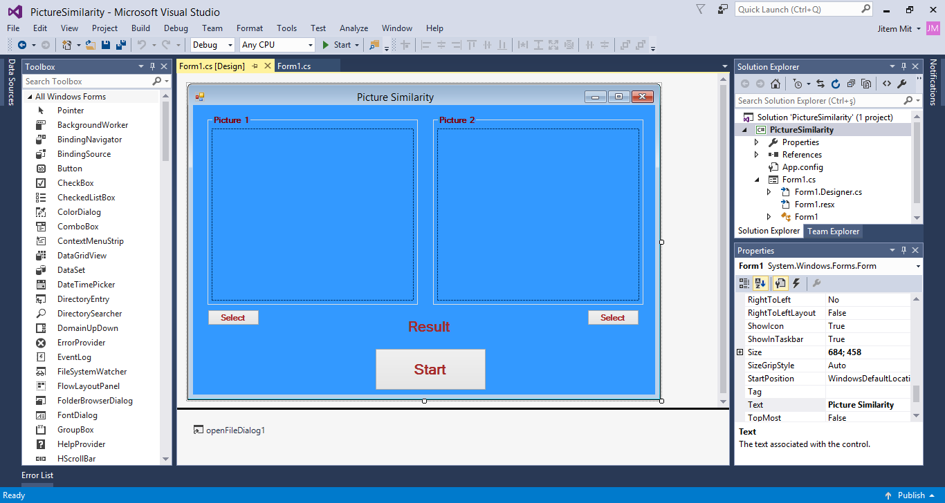 TUTORİAL - Find the similarity between two images with C# — Steemit