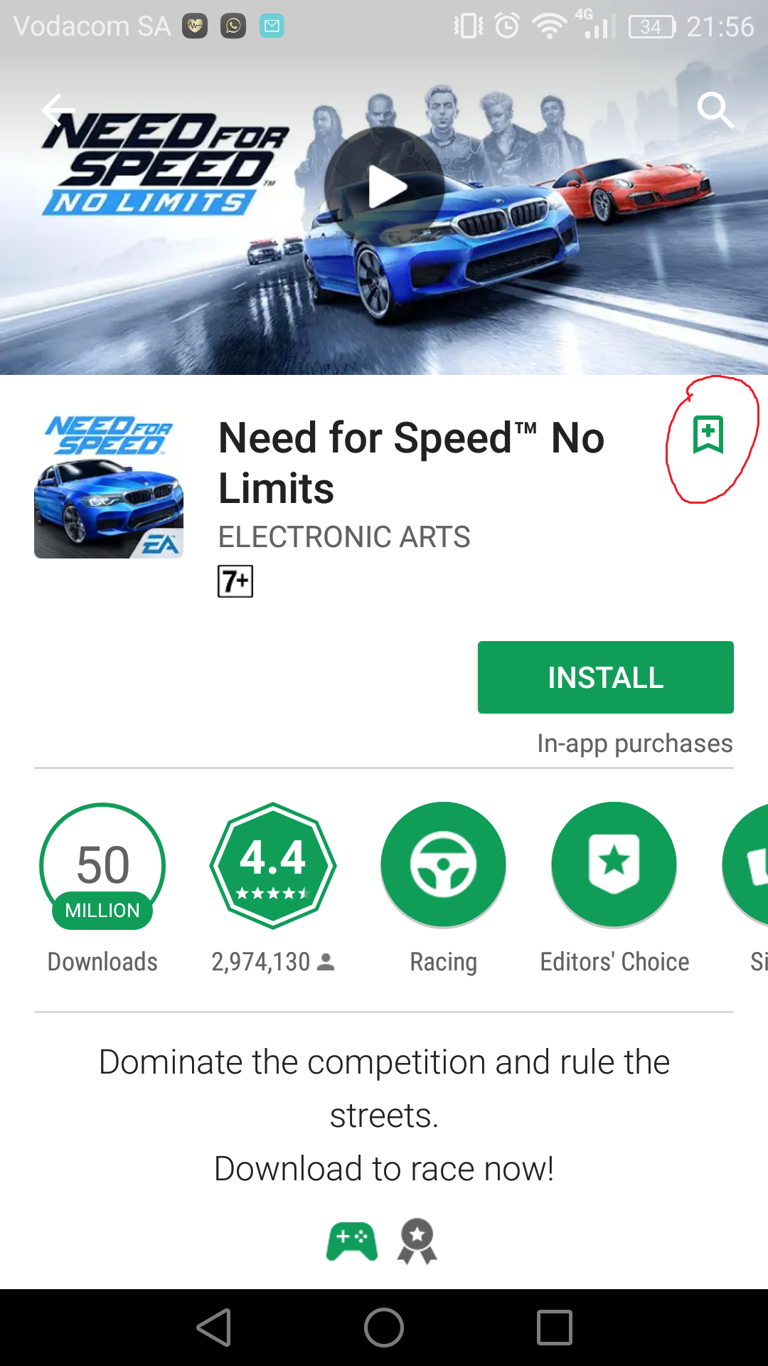 Adding A Wishlist Button On Aptoide