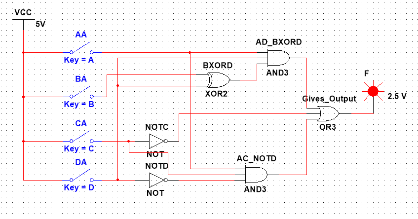 Logic Design From Function To Circuit Using Multi Input Gates