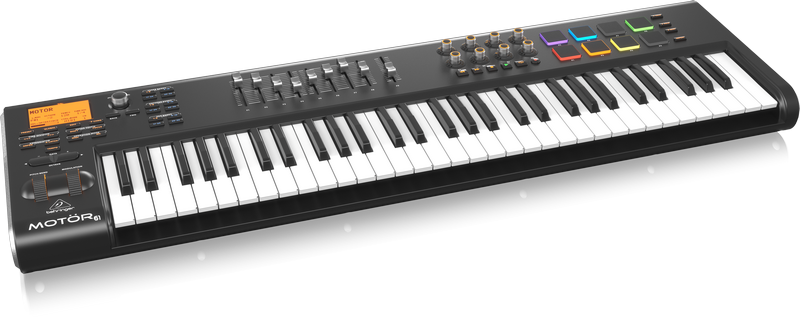 MOTOR 61 - 61 Key MIDI Master Controller Keyboard with Motorized Faders ...