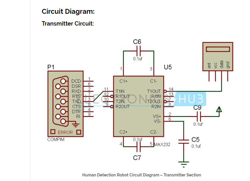 HUMAN DETECTION ROBOT - A mini electronic robatic project using 8051 ...