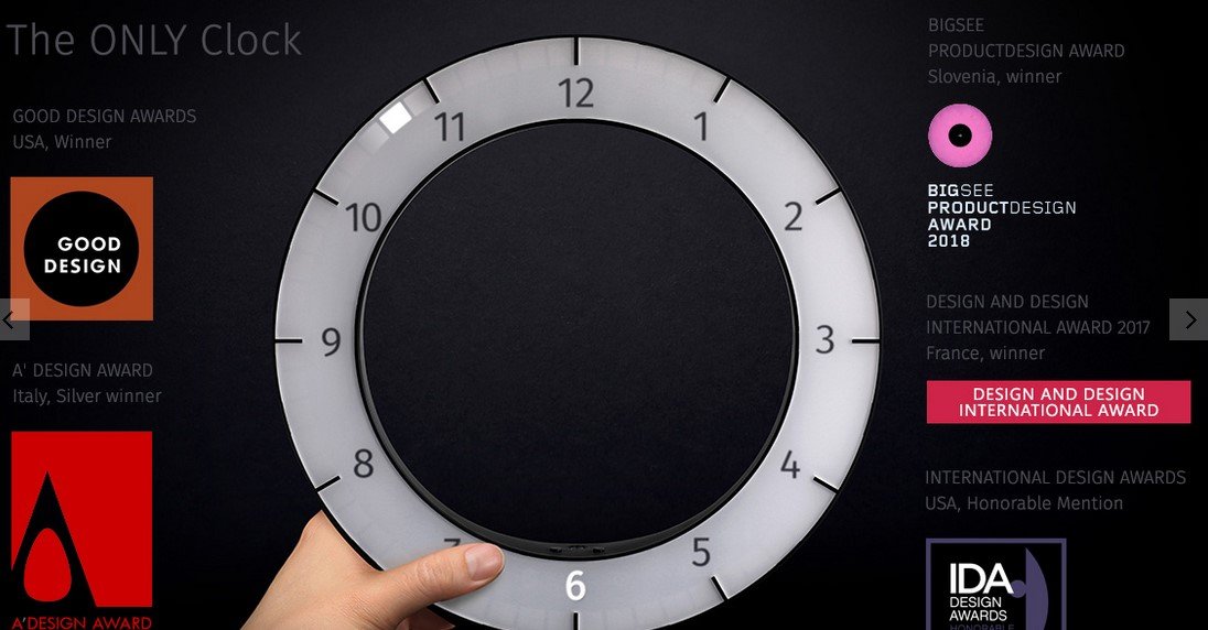 The Only Clock - Digital Wall/Desk Clock | Steemhunt