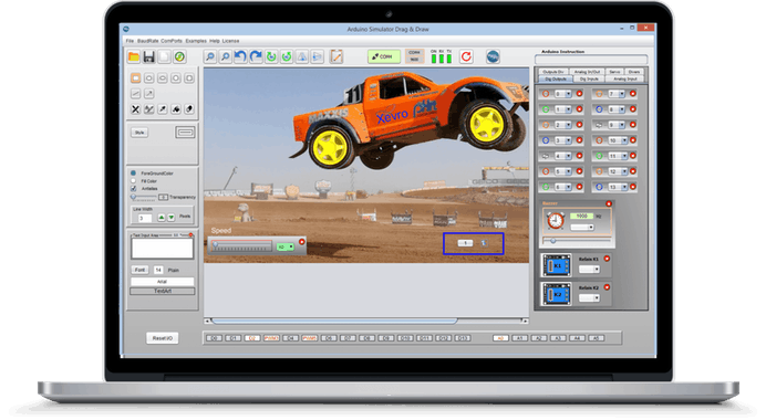 Arduino Simulator Drag & Draw - The Arduino Simulator simulates the IO ... Arduino Simulator Drag & Draw - The Arduino Simulator simulates the IO ...