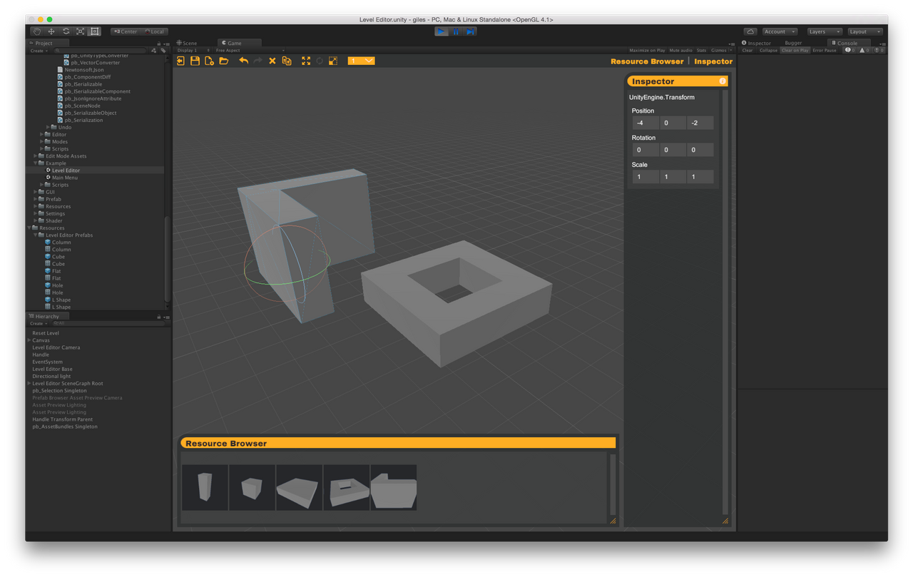 Giles - Runtime Level Editor for Unity3D | Steemhunt