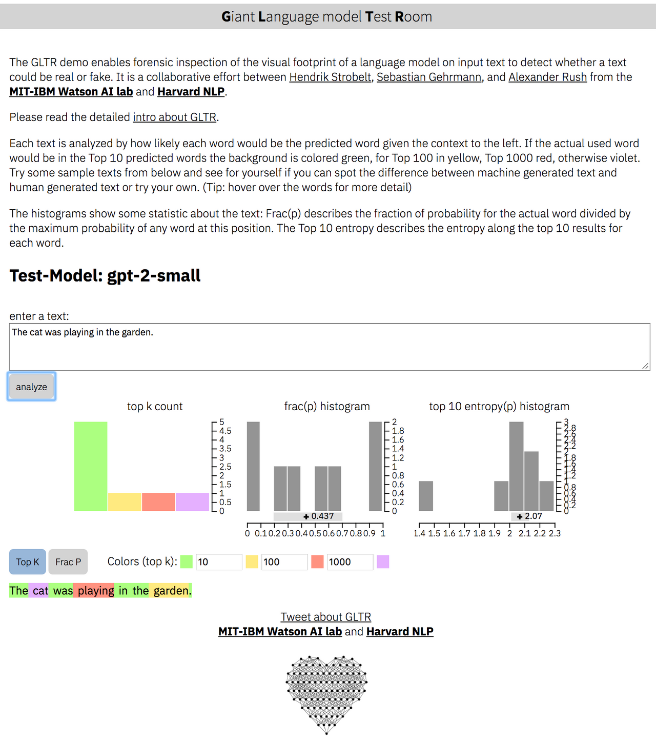 GLTR - Open Source Tool to Detect AI Generated Text from MIT AI Lab ...