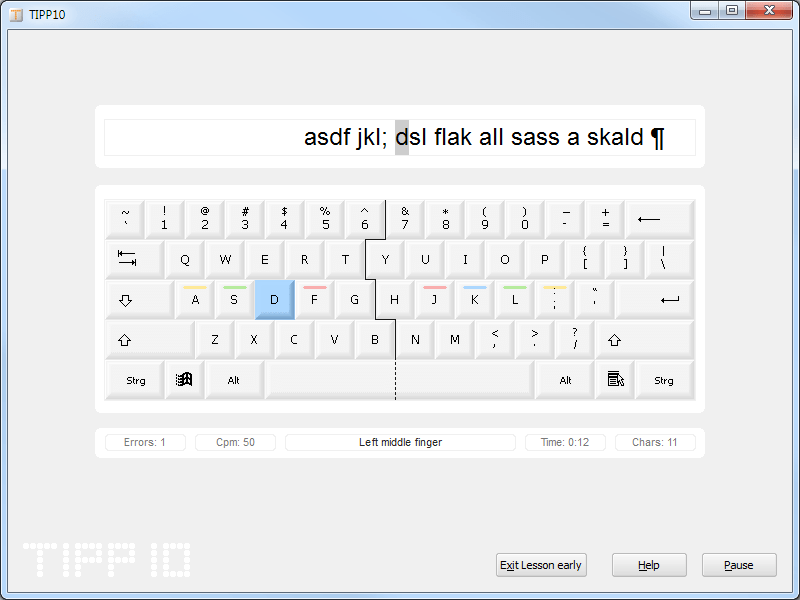 Tipp10 - free 10-finger touch typing tutor | Steemhunt