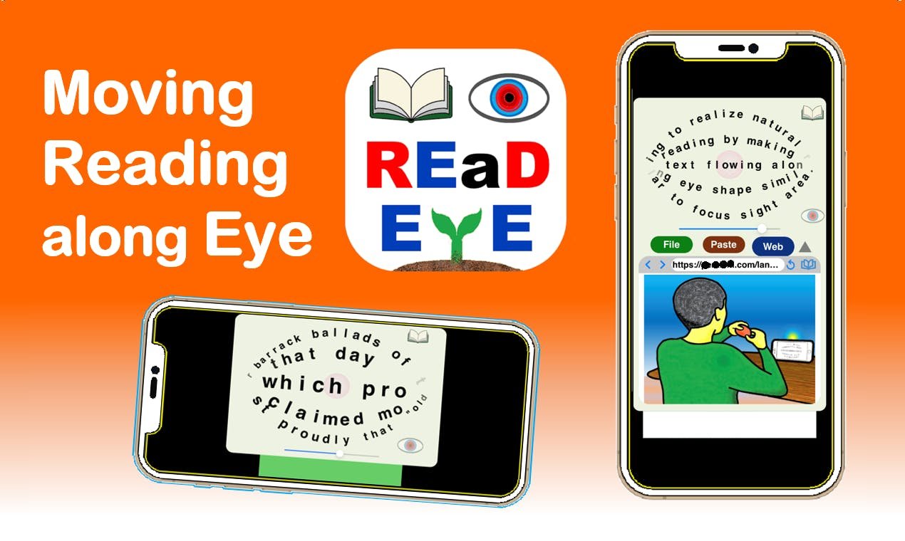 REaD EyE - Reader app where the text moves along eye shape | Steemhunt
