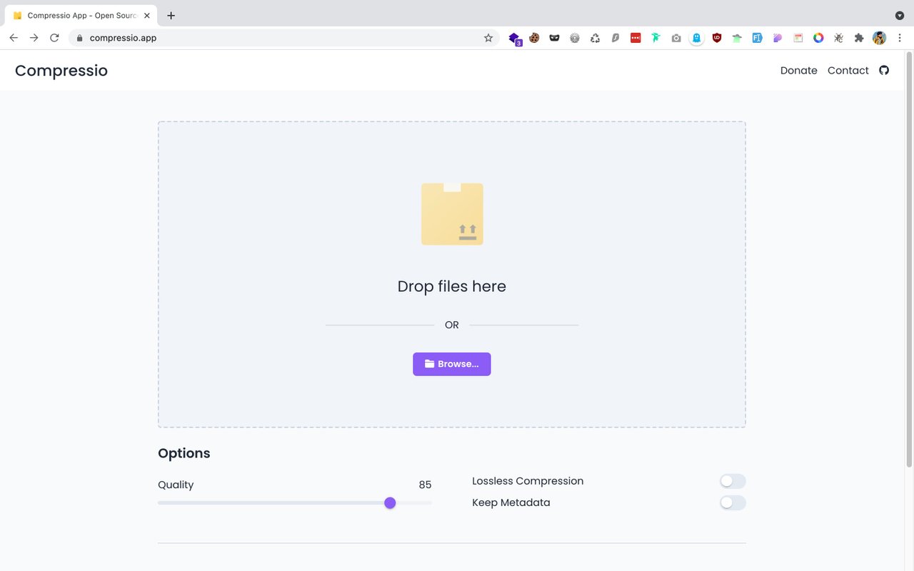 Compressio - Free, open source image compression API & webapp | Steemhunt