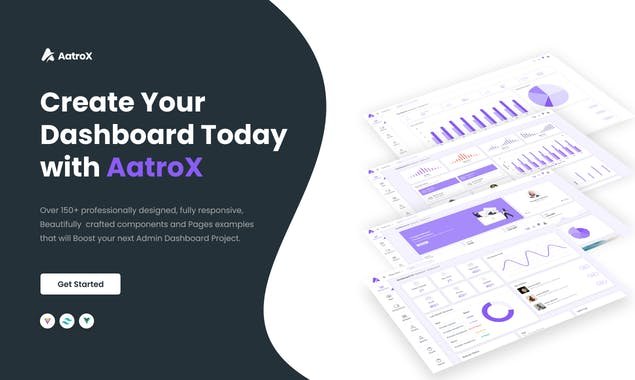 Aatrox Vue - Open-source Vue 3 & Tailwind CSS admin dashboard | Steemhunt