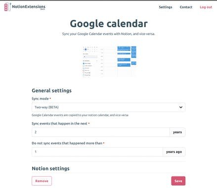 Google Calendar Sync By Notion - Two-way sync between Notion and your Google Calendars | Steemhunt