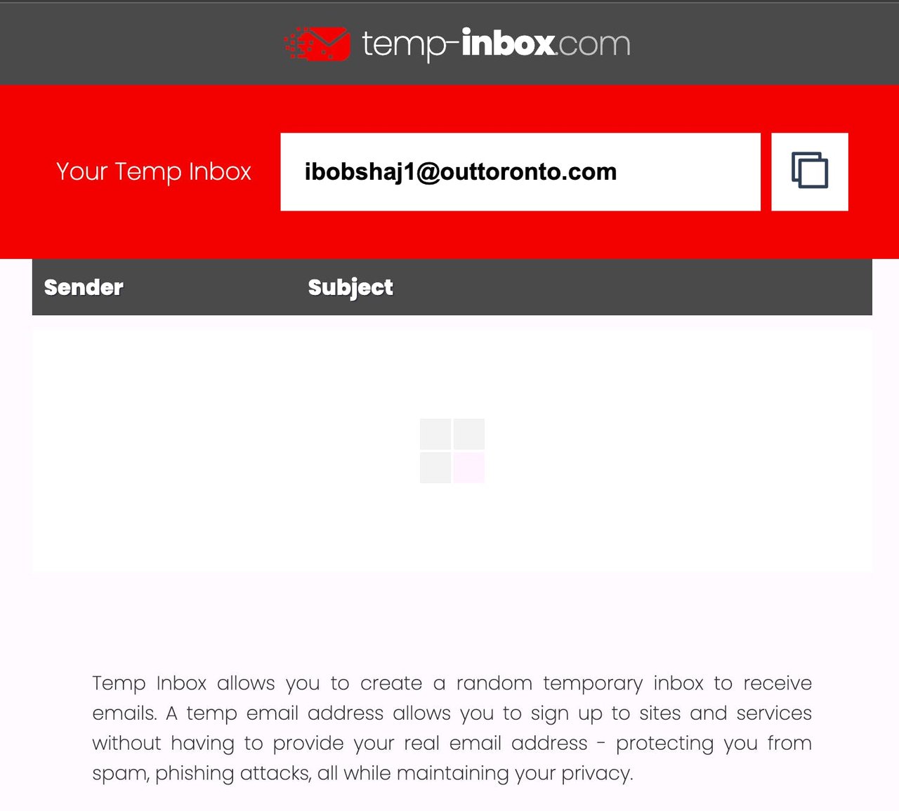 Temp Inbox - Simple temporary email solution | Steemhunt