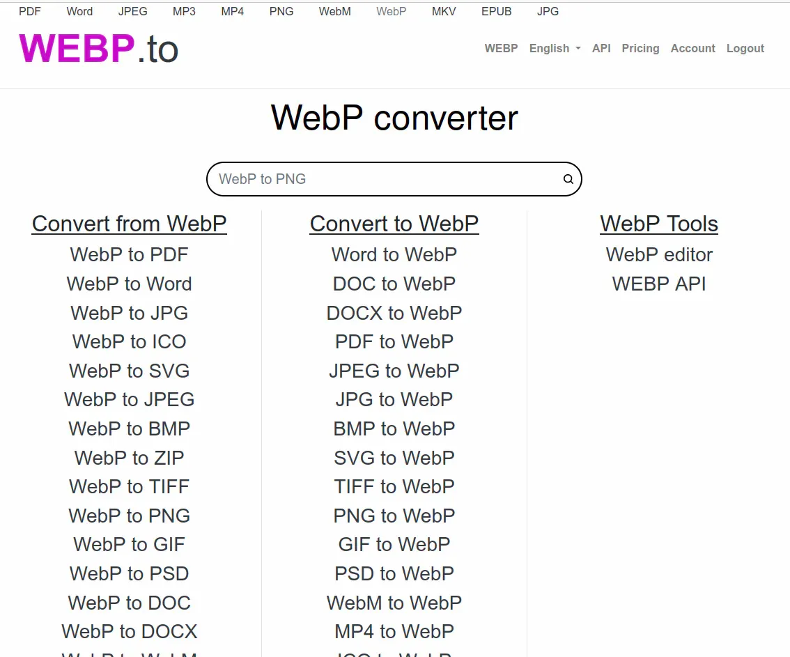 WEBP.to - Convert WEBP to WEBM, MP4, GIF, PNG and much more | Steemhunt