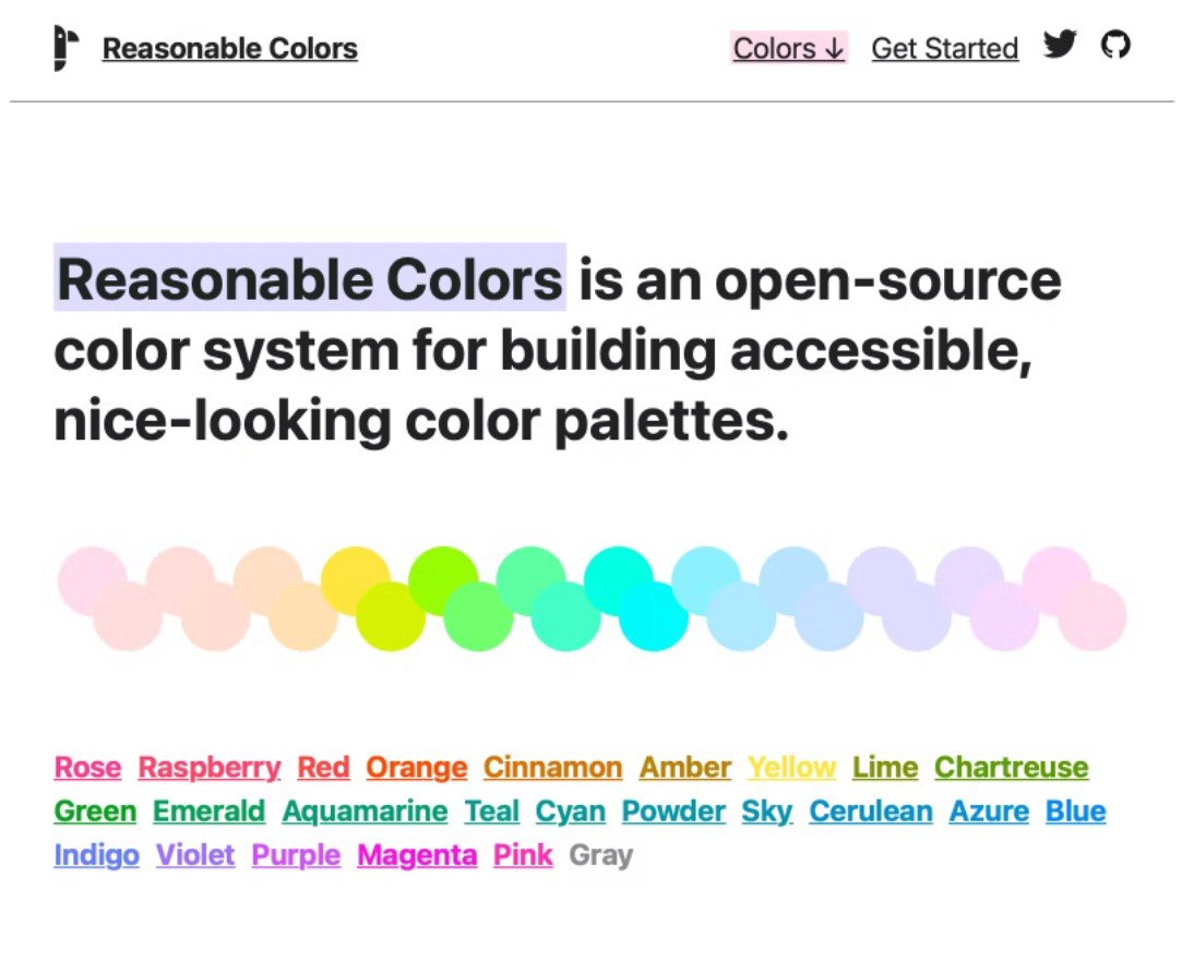 Reasonable Colors - Open-source color system for accessible color ...