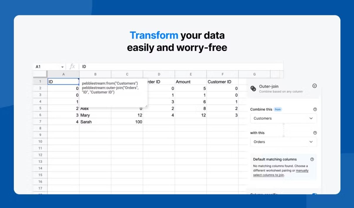 Zen For Google Sheets - Automate SQL joins, outer-joins, copies, and ...