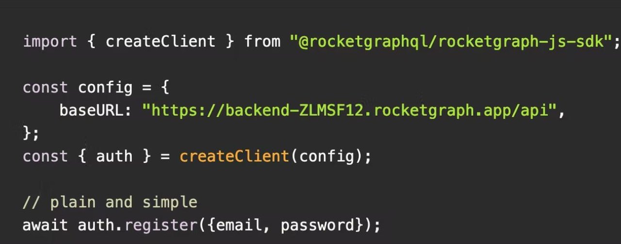 Rocketgraph - A complete backend for your web and mobile applications | Steemhunt