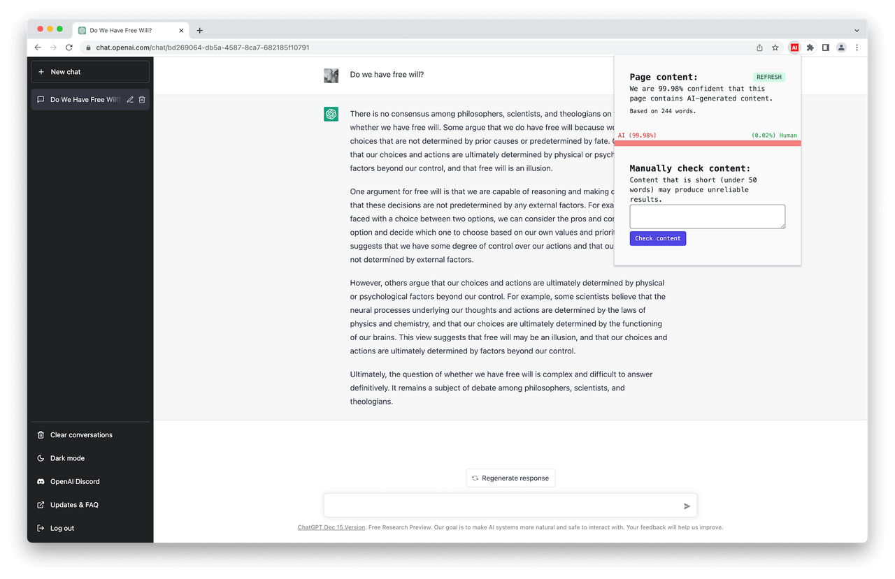 Detect GPT - A Chrome extension that spots AI-generated content | Steemhunt