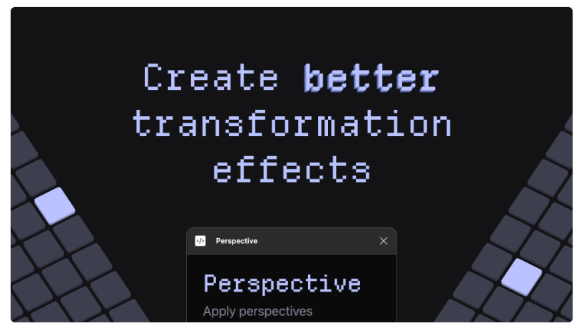 Perspective - Transforms Figma designs with perspectives and 3D shadows ...