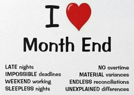Finance Month End