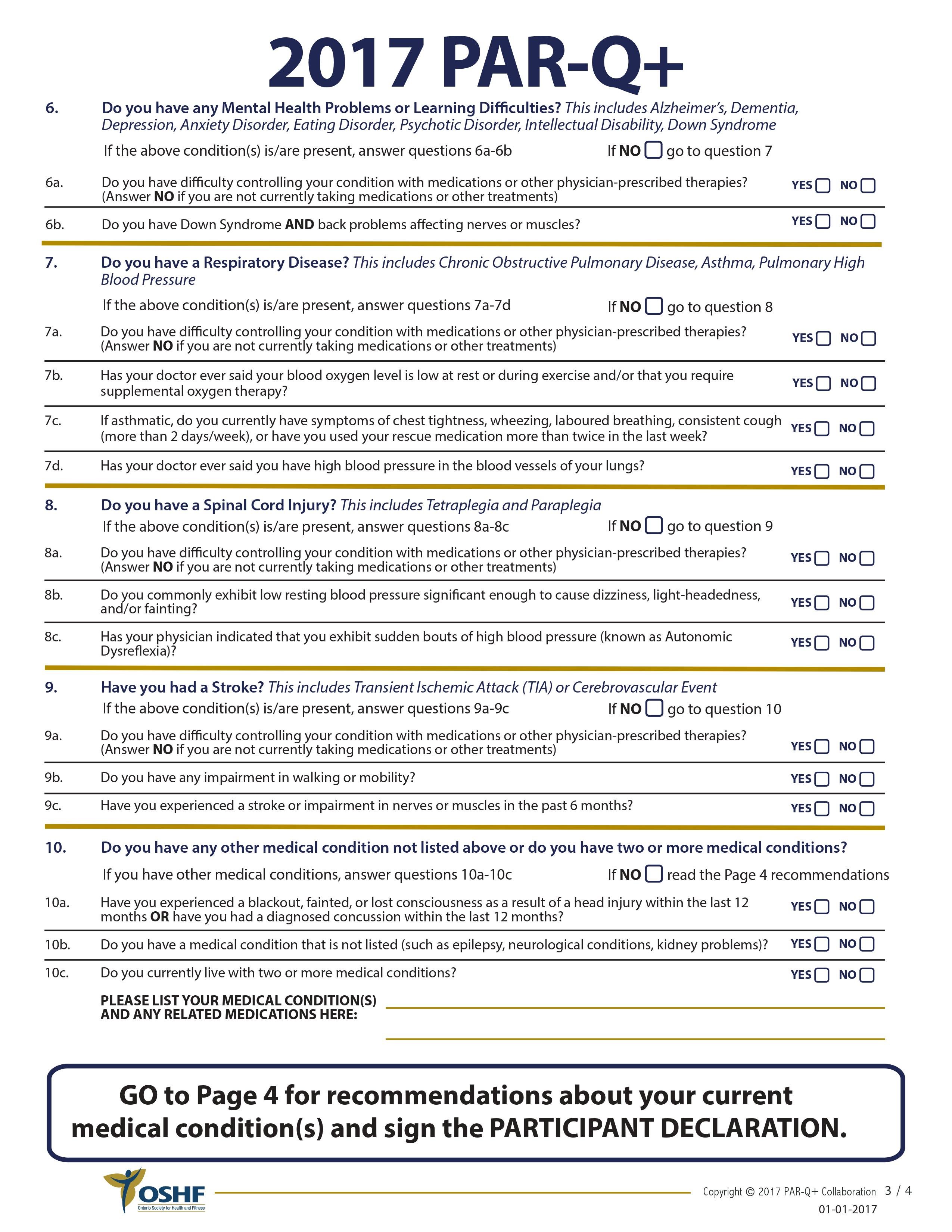 내 건강을 위한 운동 전 사전 설문검사!! 건강한 운동습관을 위해서 필수~