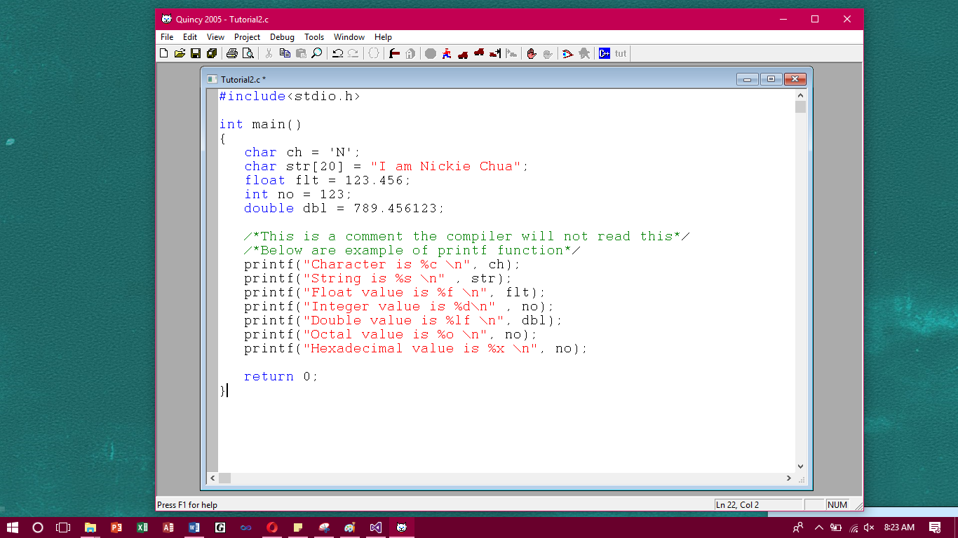 Printf In Cprintf And Scanf In Cprintf In C Language