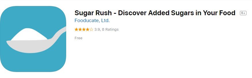 Sugar Rush - An app for checking added sugar in your food | Steemhunt